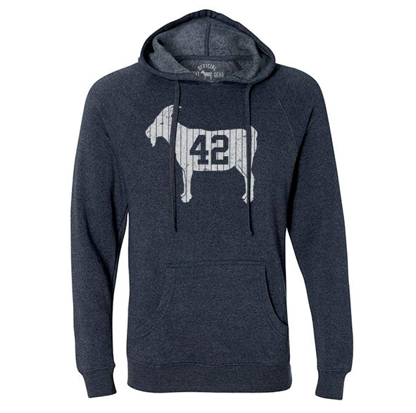 Rivera "GOAT 42" Blue Vintage Hoodie by Official Goat Gear ...